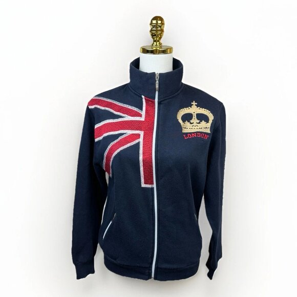 G Crown | Jackets & Coats | Gcrown Union Jack Baseball Jacket London ...